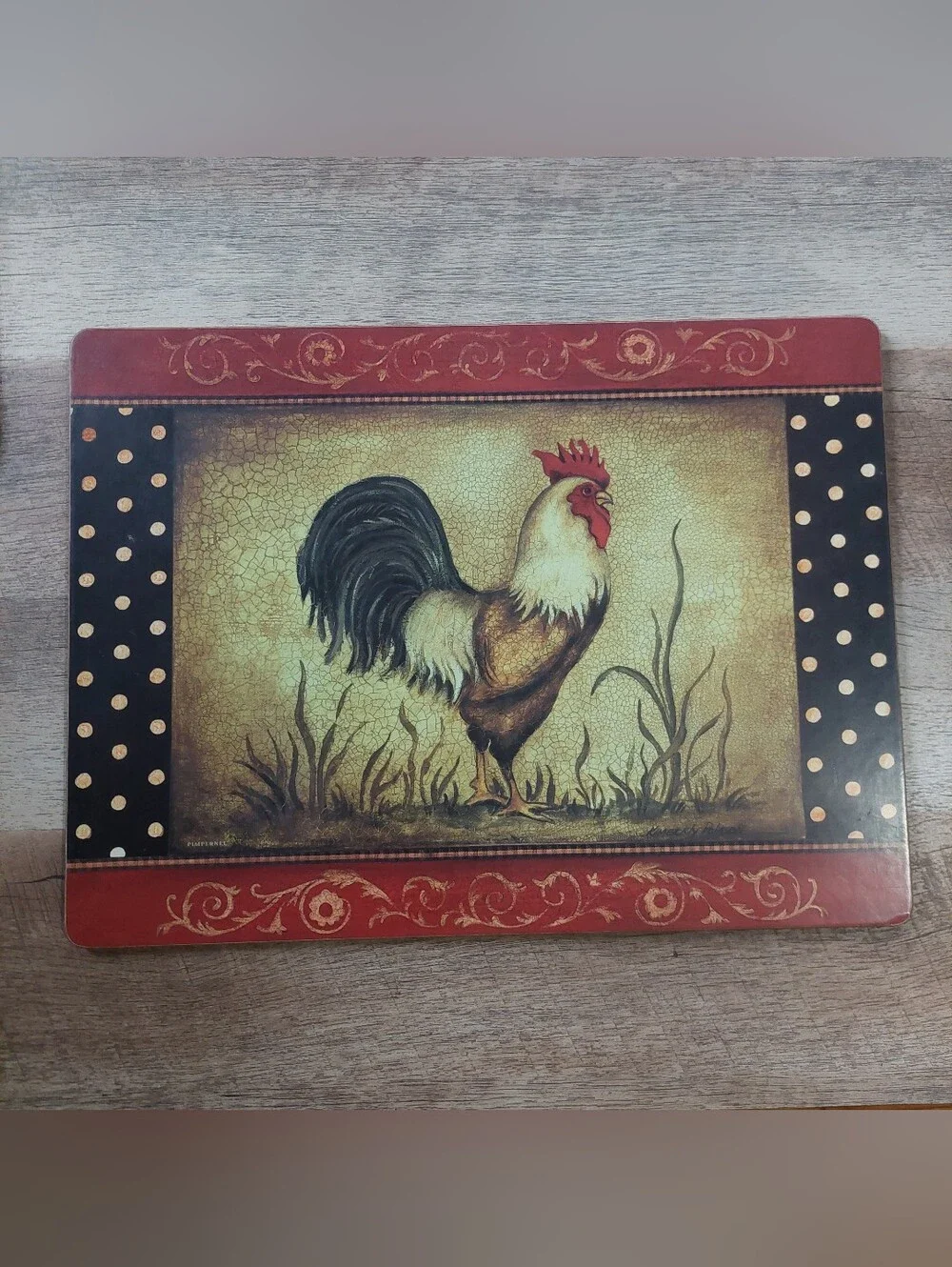Pimpernel | Kitchen | Pimpernel Placemats Rooster Chicken Cork Back Set ...